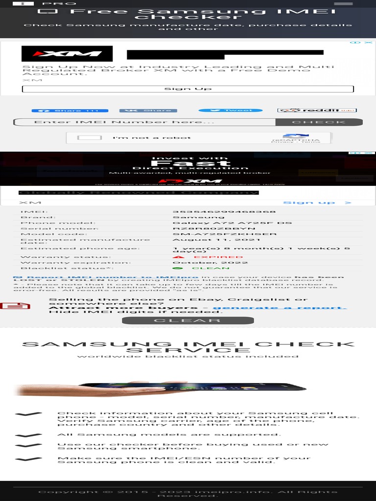 Samsung IMEI Checker - Search Details Related To Your Samsung ...