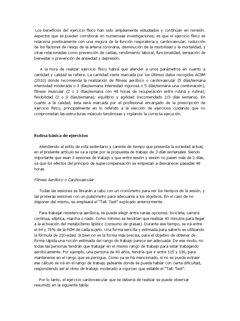 Tarea 2 - Grupo 5 | PDF | Ejercicio aerobico | Aptitud física Tarea 2 - Grupo 5 | PDF | Ejercicio aerobico | Aptitud física