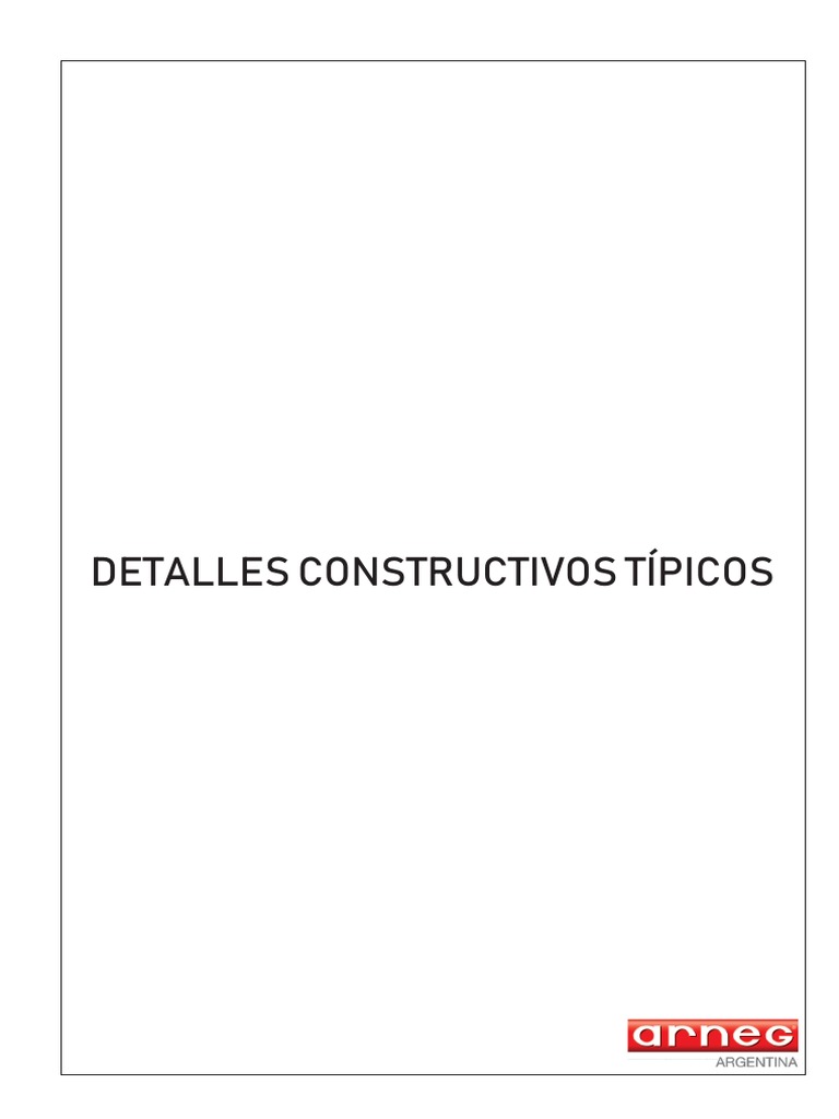 Detalles Constructivos Típicos | PDF