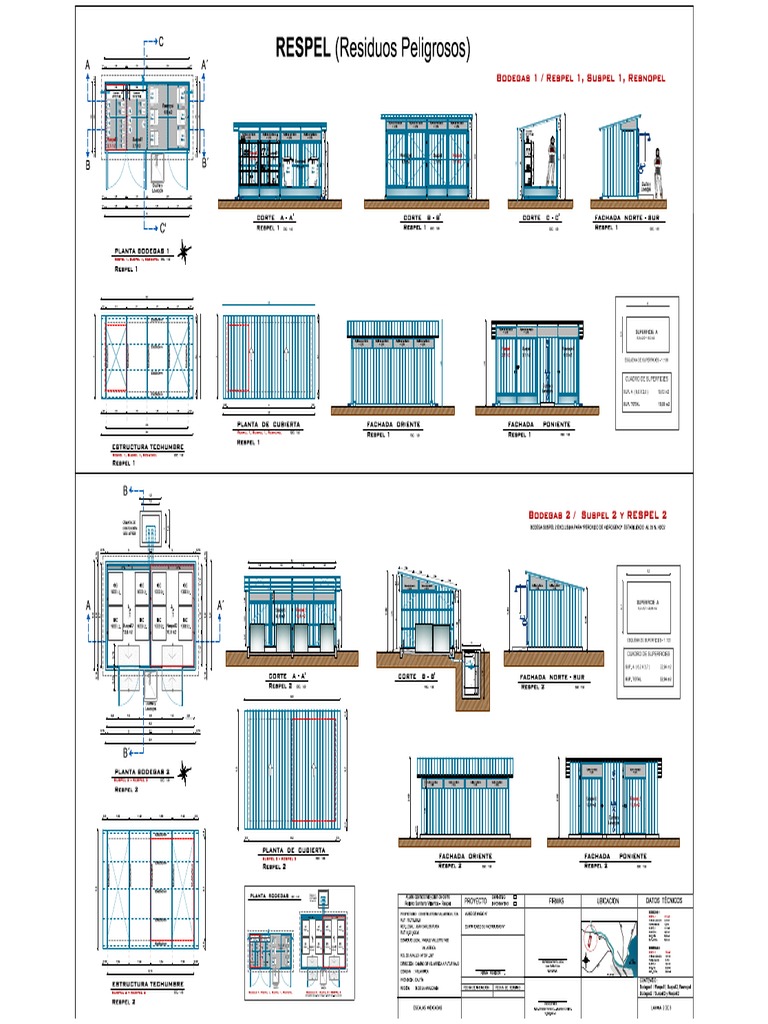Planos Bodega Respel y Suspel | PDF