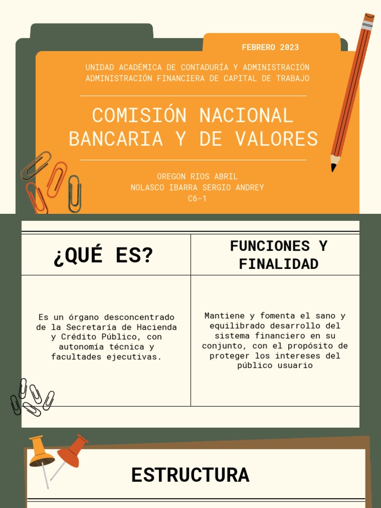 Comisión Nacional Bancaria Y de Valores | PDF