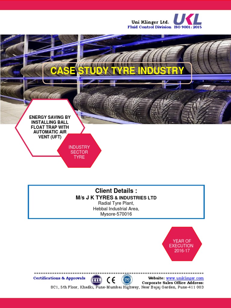 Tyre Industry Energy Savings | PDF | Tire | Steam