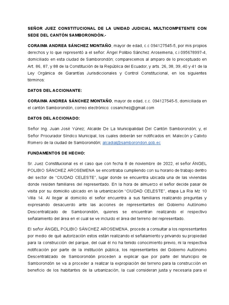 Ap MC | PDF | Mandato | Constitución