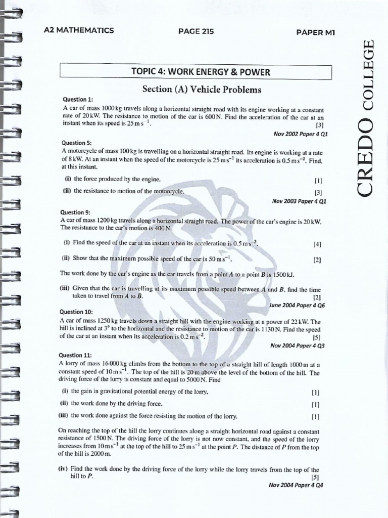 Credo Work Energy Power Vehicle | PDF