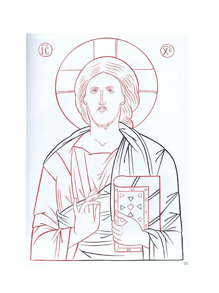 IIsus Hristos - de Colorat | PDF