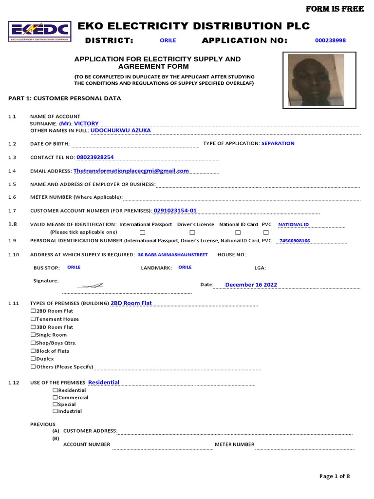 Form 74 | PDF | Identity Document | Lease