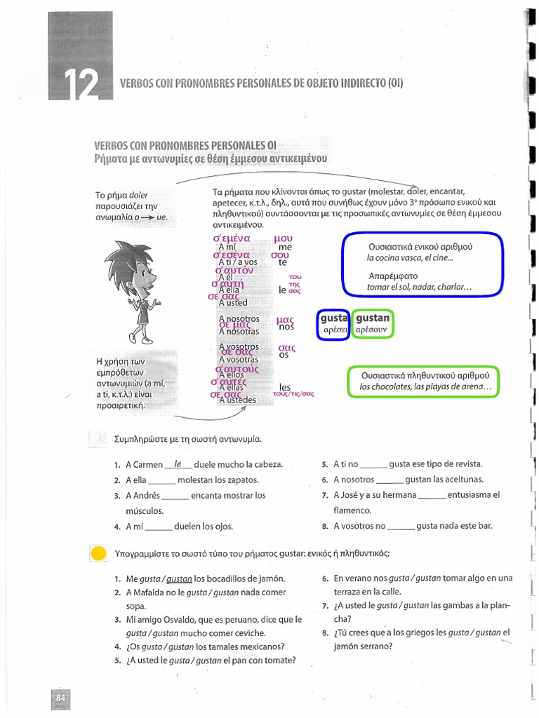 El Verbo Gustar | PDF