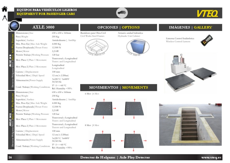 Axle Play Detectors for Light Vehicles | PDF