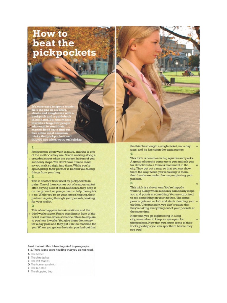 1 How To Beat The Pickpockets | PDF