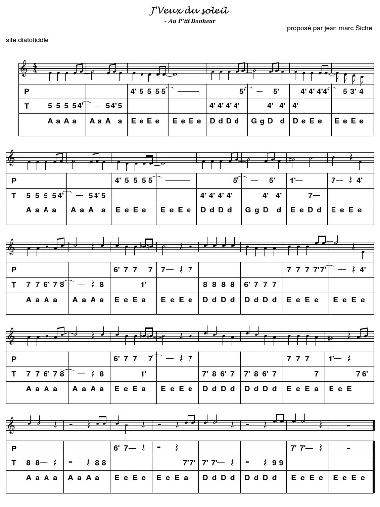 J Veux Du Soleil | PDF