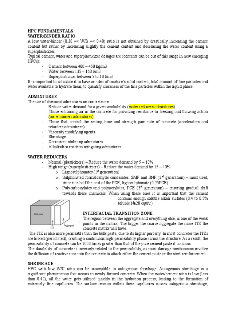 HPC Fundamentals | Download Free PDF | Concrete | Cement