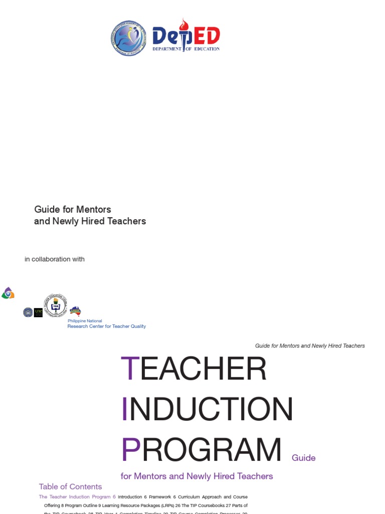Guide Introduction To TIP | PDF | Curriculum | Teachers