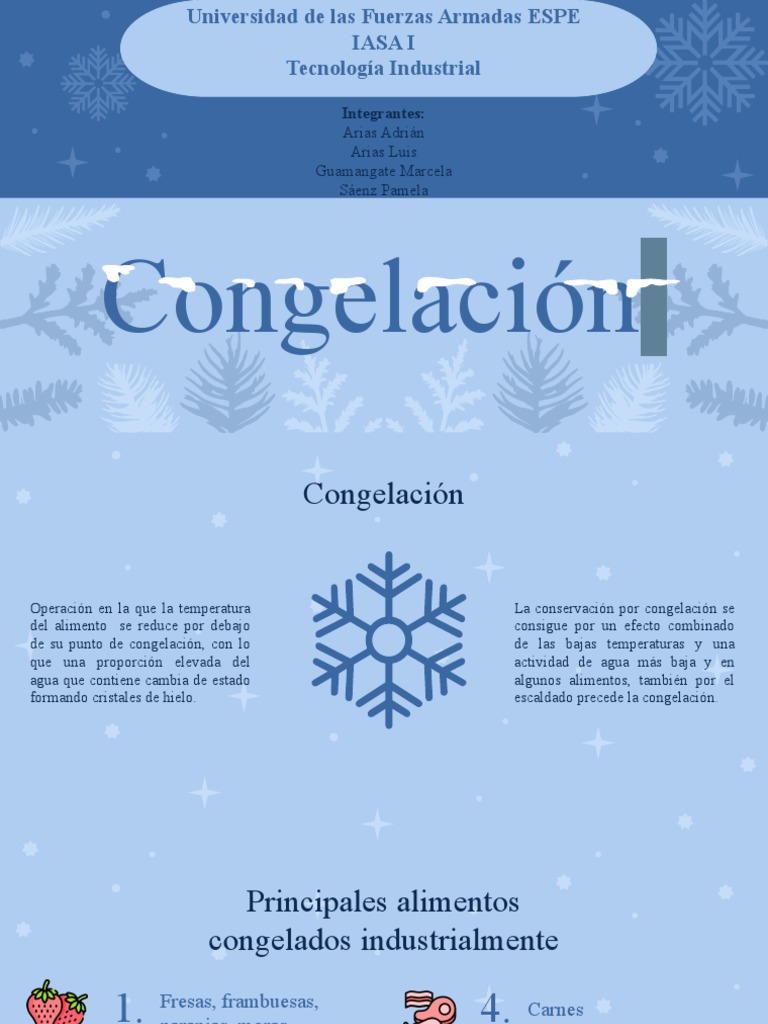 Proceso de Congelación de Alimentos | PDF | Agua | Nucleación