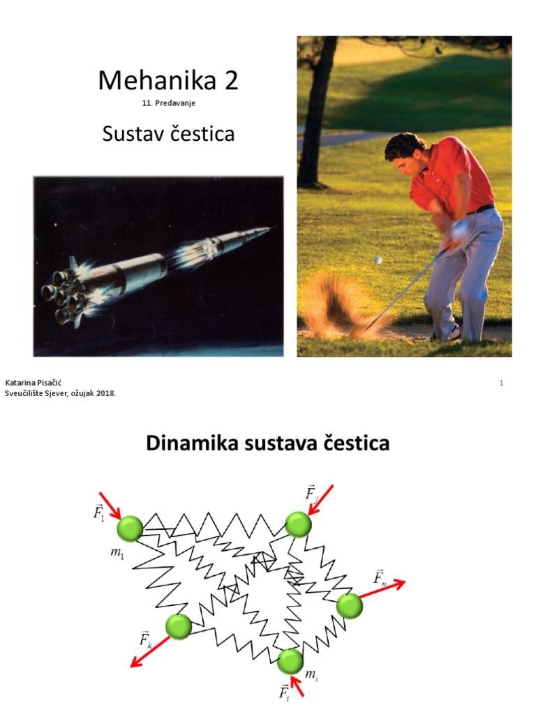 M2 - Predavanje 11 - Dinamika | PDF
