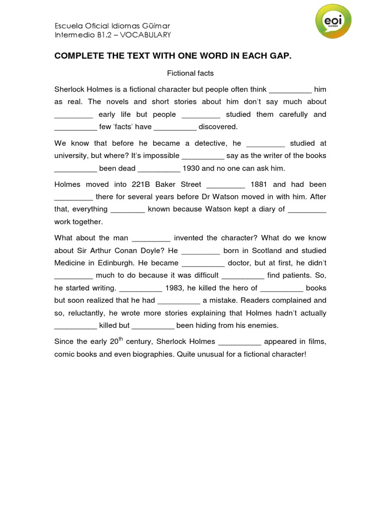 Gap Exercise 2 | PDF