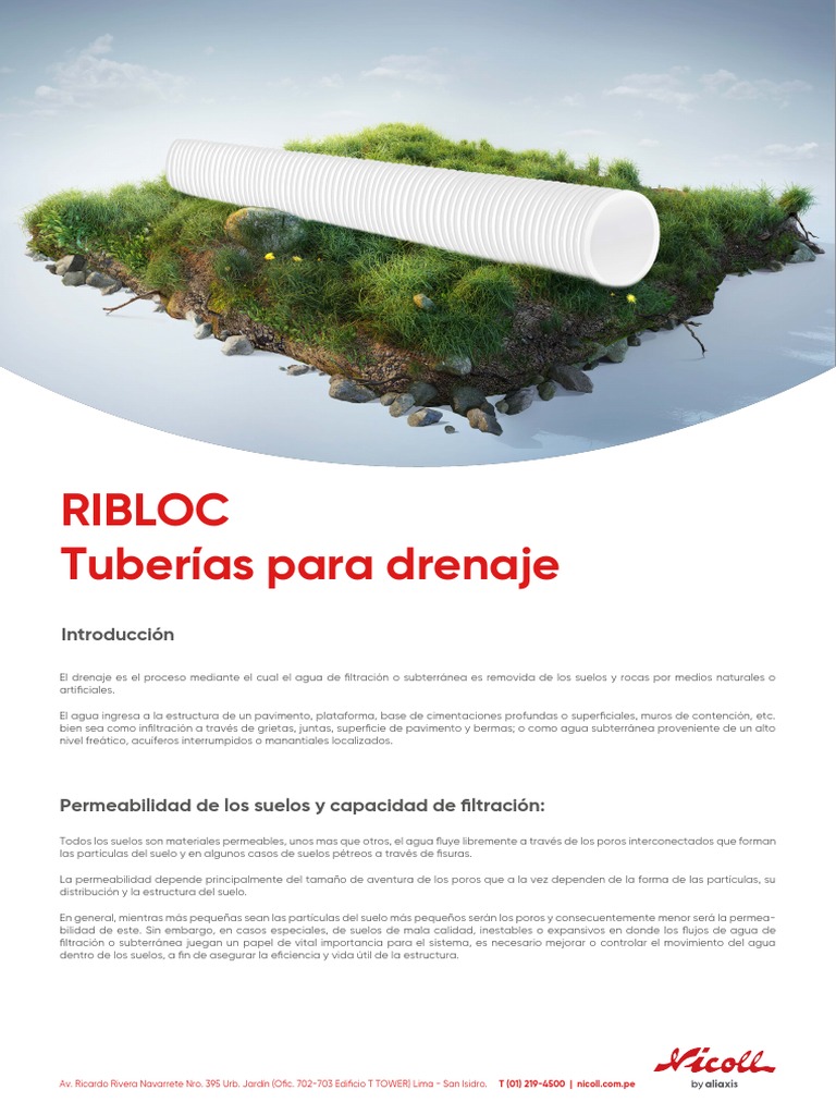 Catálogo Drenaloc Nicoll | PDF | Agua subterránea | Agua
