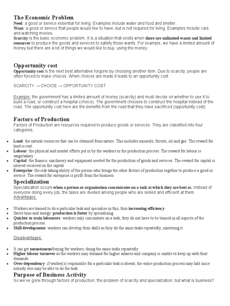 IGCSE AIDS BUSINESS SUMMARY NOTES | PDF | Franchising | Business