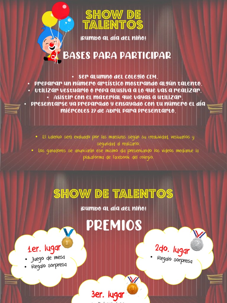 SHOW DE TALENTOS | PDF
