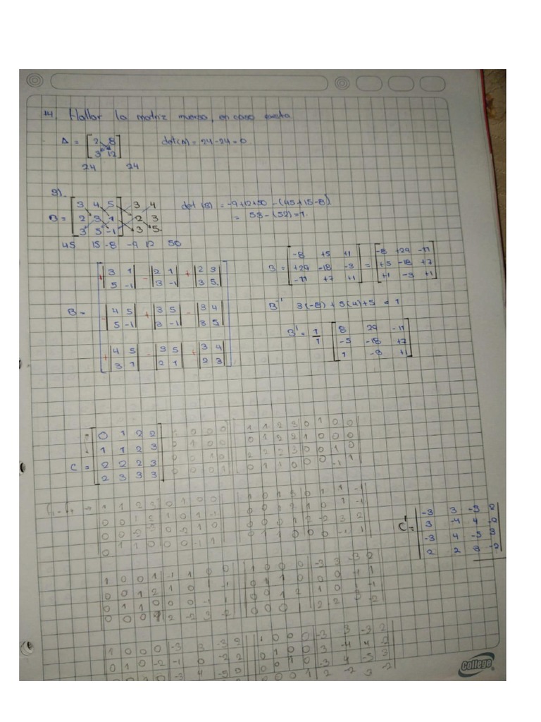 Tarea Matrices | PDF Tarea Matrices | PDF