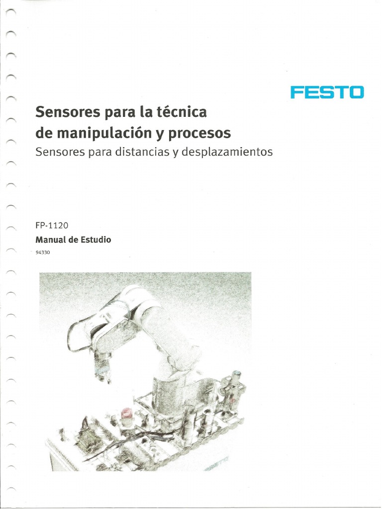 Festo Manual de Estudio FP-1120 - Sensores | PDF