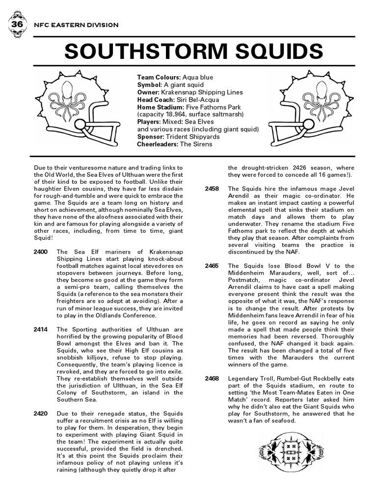 Southstorm Squids | PDF | Elf (Dungeons & Dragons) | Elves