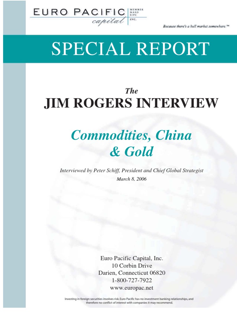 Jim Rogers on Commodities and China | PDF | Investment Banking | Commodity
