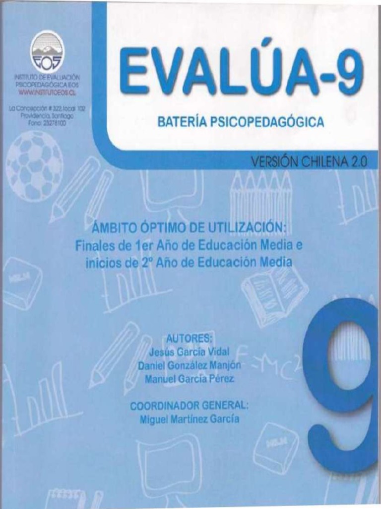 Manual Evalúa 9 2.0 | PDF