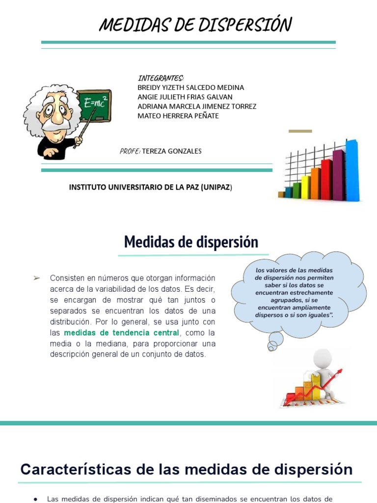 Medidas de Dispersión | PDF | Diferencia | Desviación Estándar