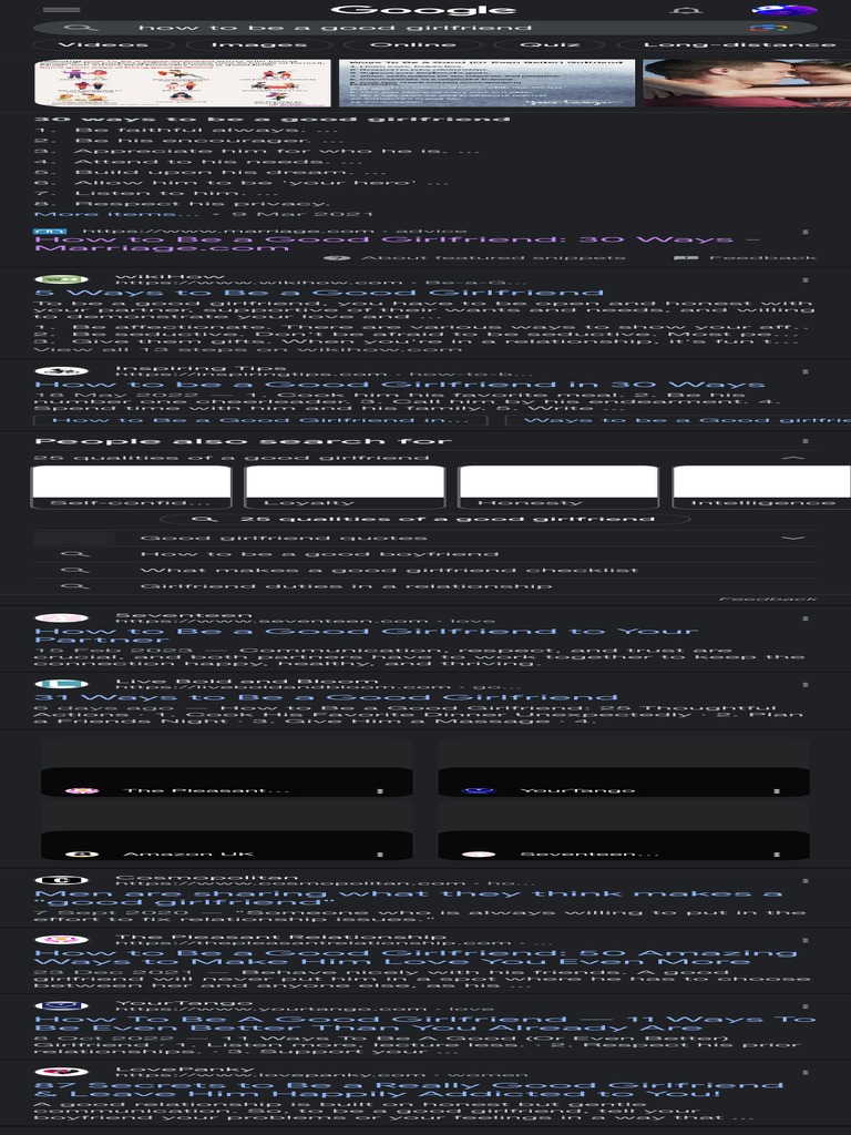 how to be a good girlfriend - Google Search | PDF