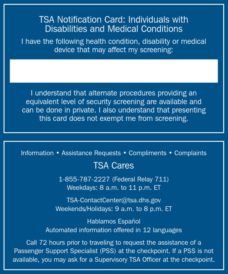 Disability Notification Card 508 | PDF