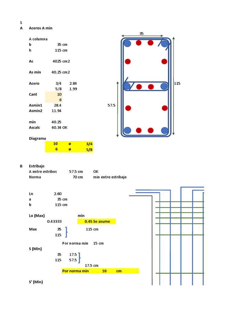 Dimensionamiento de vigas de concreto armado | PDF