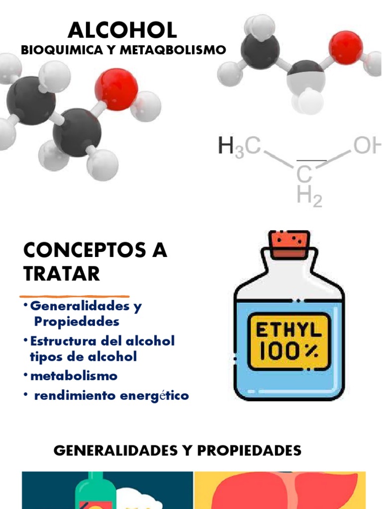 Bioquímica y Metabolismo del Alcohol | PDF | Etanol | Metabolismo