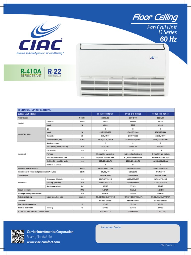 Ciac Evaporadora 36,000 Btu | PDF | Pipe (Fluid Conveyance) | Air ...