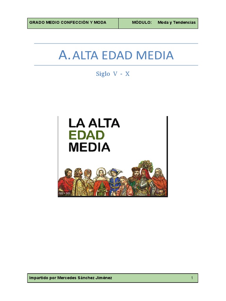 Vestimenta Femenina en la Edad Media | PDF | Ciencias sociales | Viajes ...