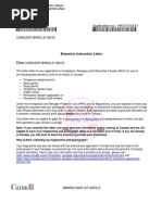 Biometric Instruction Letter: Study Permit Work Permit | PDF ...