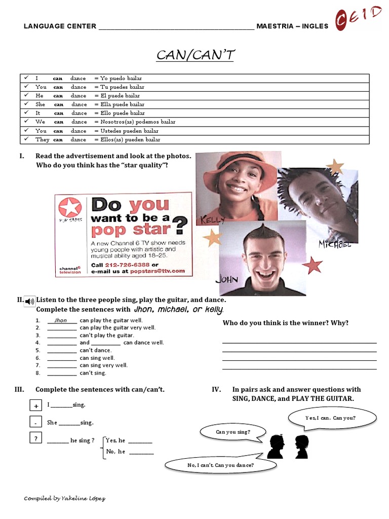 Exploring Ability Through Modal Verbs: A Guide to Using 'Can' and 'Can't' to Express Capability ...