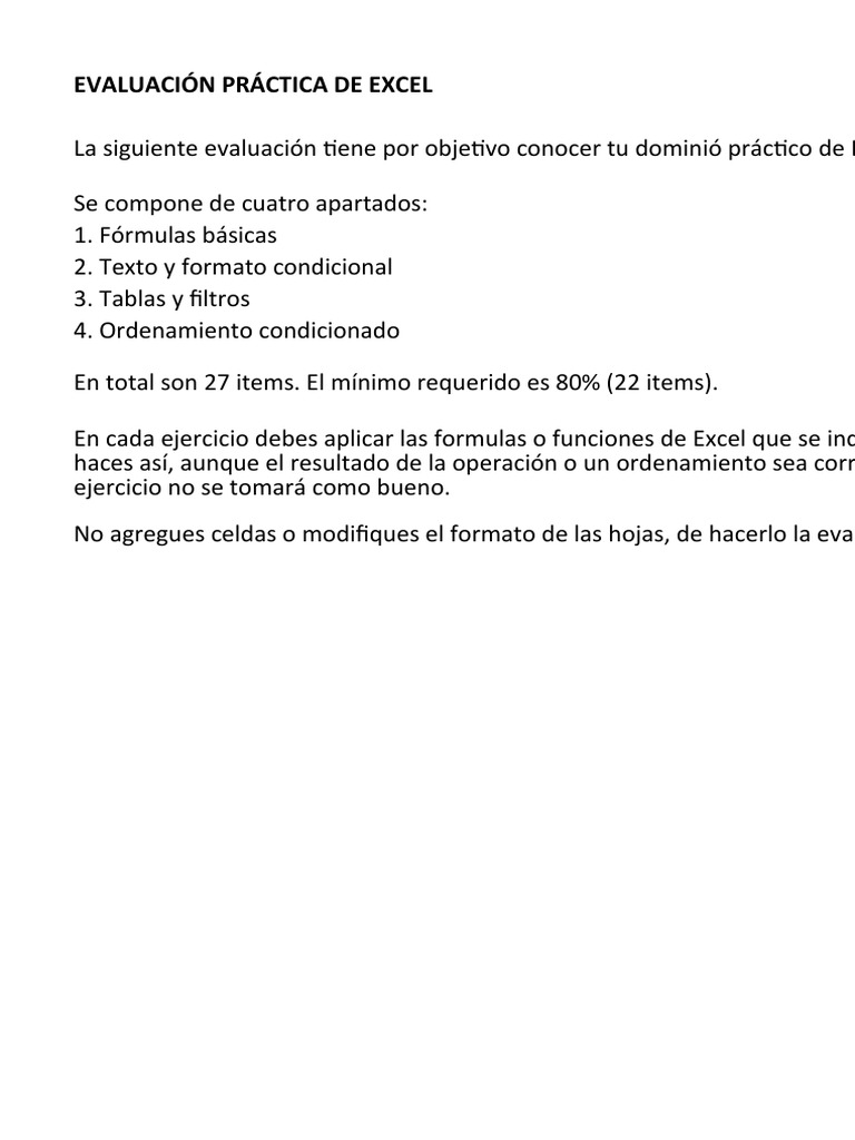 Examen Excel Final Candidatos | PDF