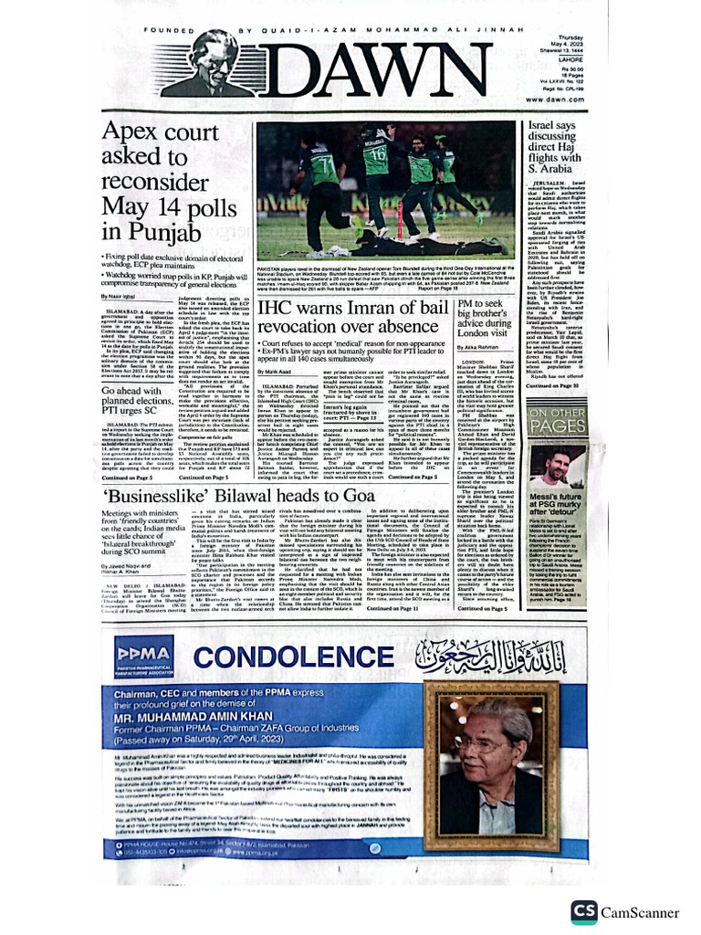 DAWN Newspaper 04 May 2023 | PDF