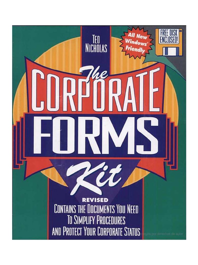 4. Corporate Forms_how to Use This Kit (1) | PDF