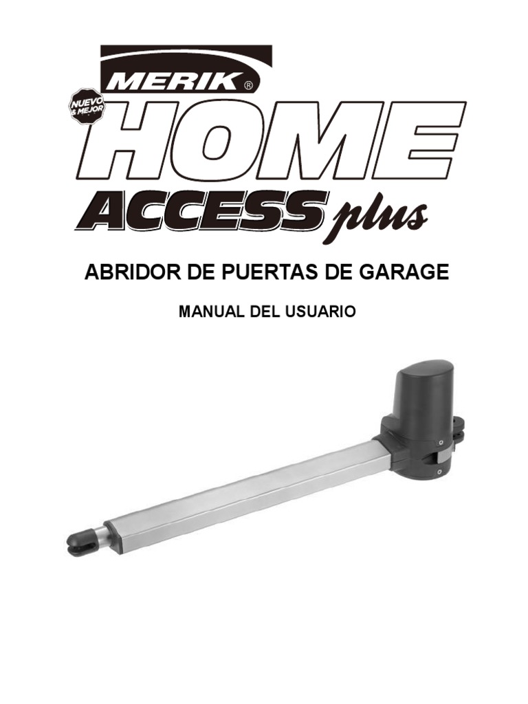 Manual del Abridor Home Access Plus | PDF