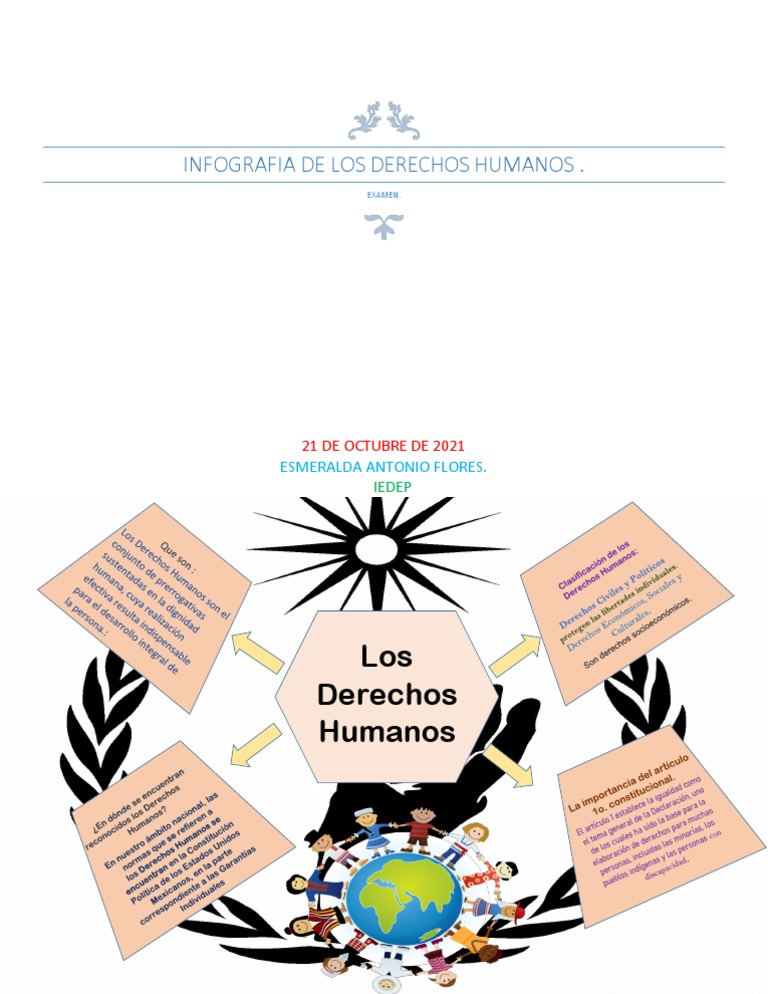 Infografia de Los Derechos Humanos | PDF