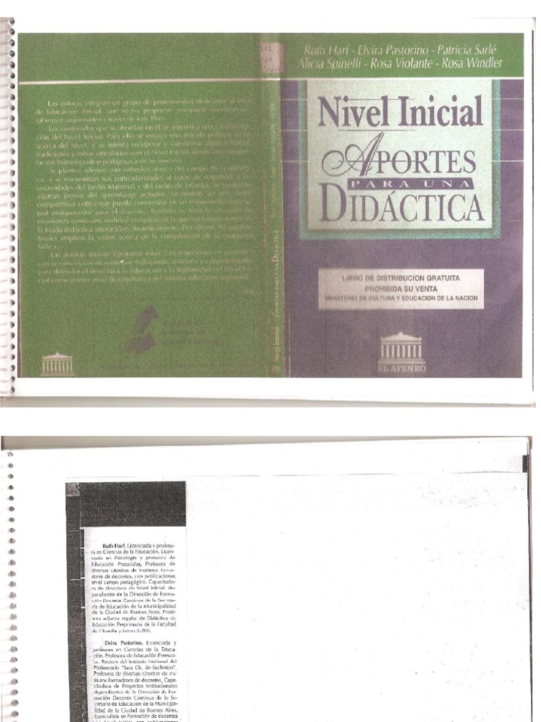 Harf, R-Nivel Inicial Aportes para Una Didáctica | PDF
