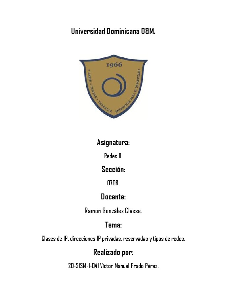 Clases de IP, Direcciones IP Privadas, Reservadas y Tipos de Redes ...