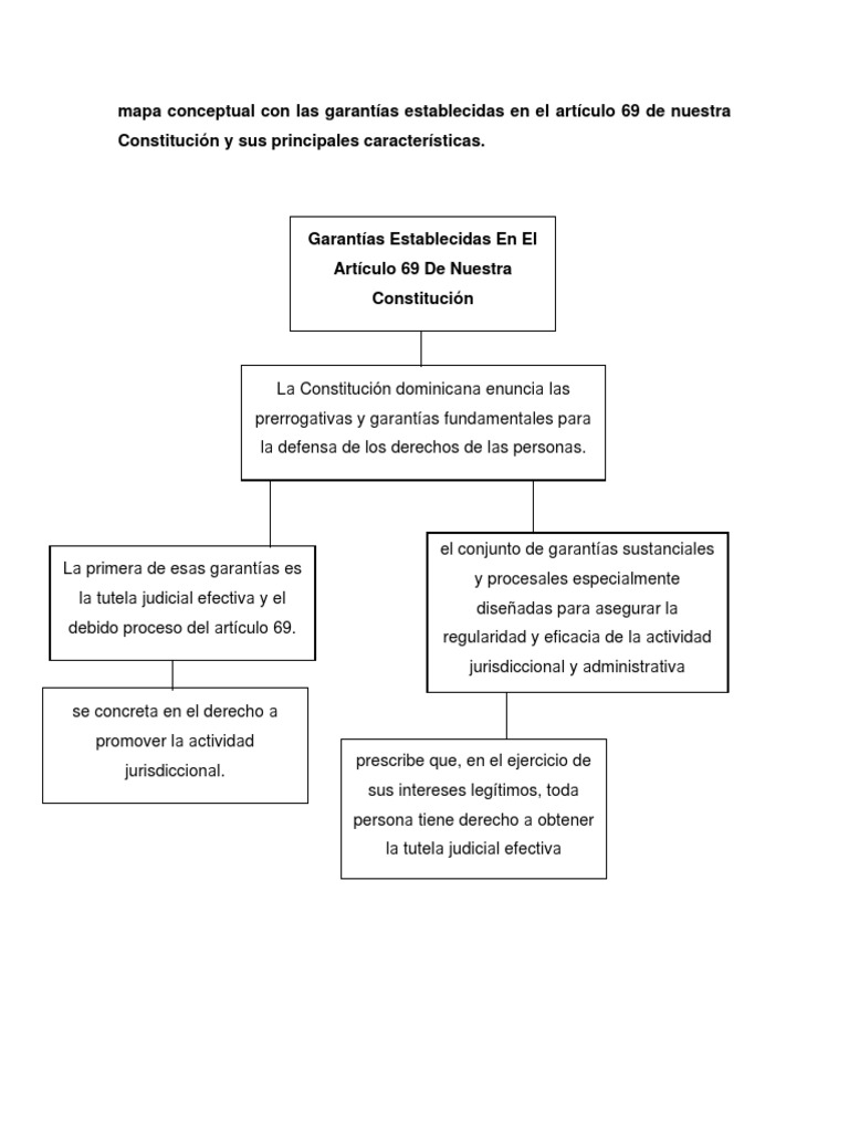 Garantías del Artículo 69 de la Constitución | PDF