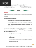 Exercices Corrigés de Statique des Fluides | PDF | mesure de pression ...