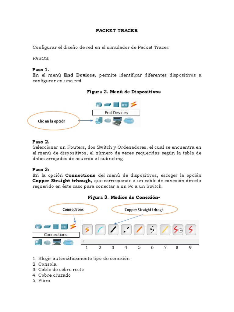 Packet Tracer Simulador Ipv4 | PDF | Dirección IP | Enrutador (Computación)