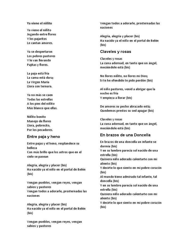 Ya viene el niñito | PDF