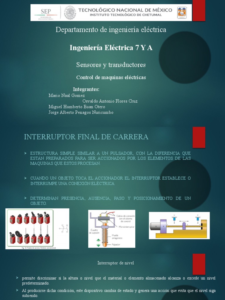 Expo Control Maqui | PDF | Sensor | Corriente eléctrica