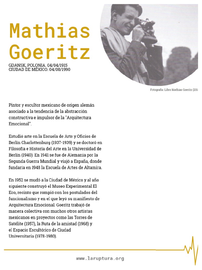 Mathias Goeritz | PDF | Arte