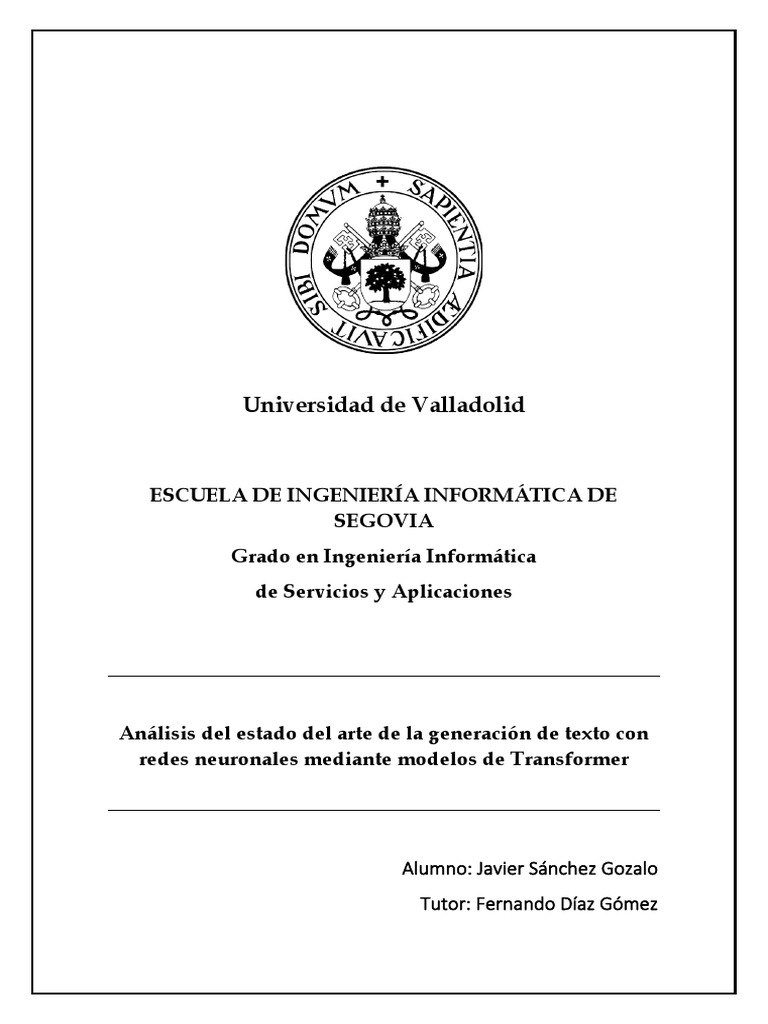 Tfg-B. 1562 | PDF | Red neuronal artificial | Aprendizaje automático
